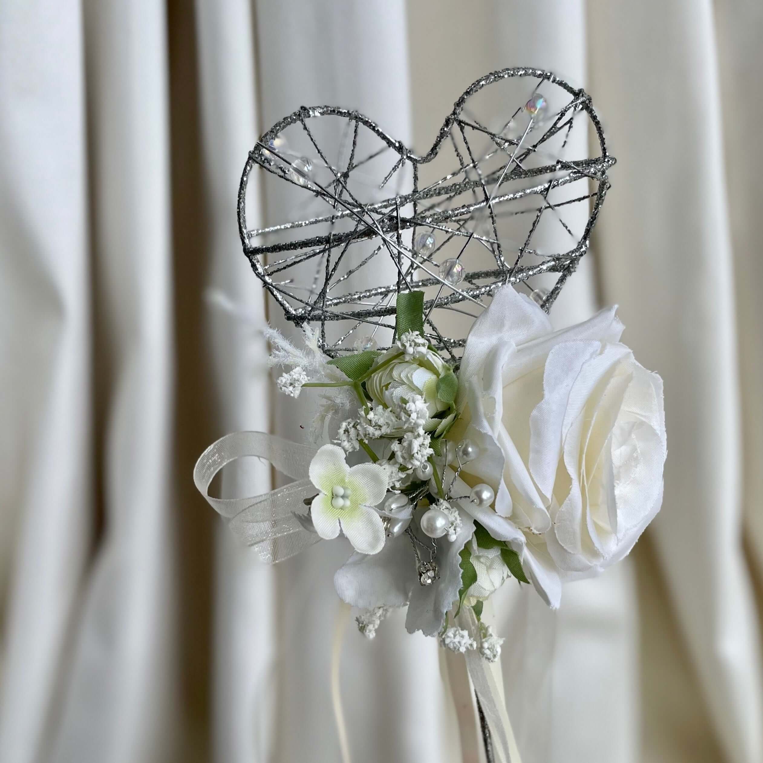Flower Wands For Flower Girls Flower Girl Wand, Princess Wand,